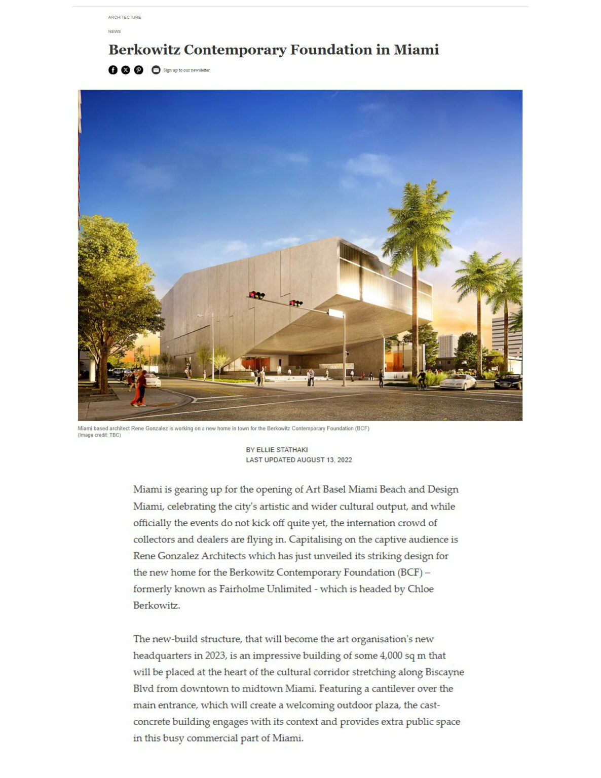 Berkowitz Contemporary Foundation (BCF) – Rene Gonzalez Architects